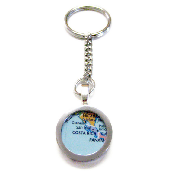 Kiola Designs | Accessories | Costa Rica Map Keychain | Poshmark